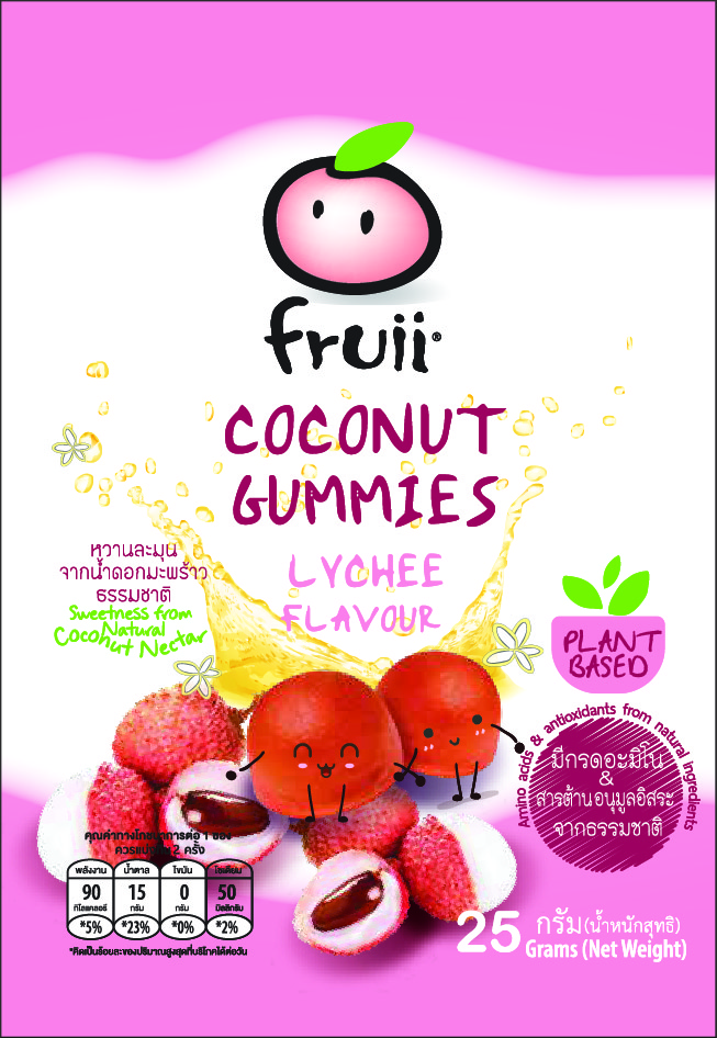 Fruii Coconut Gummies - PERKS by Talentvis